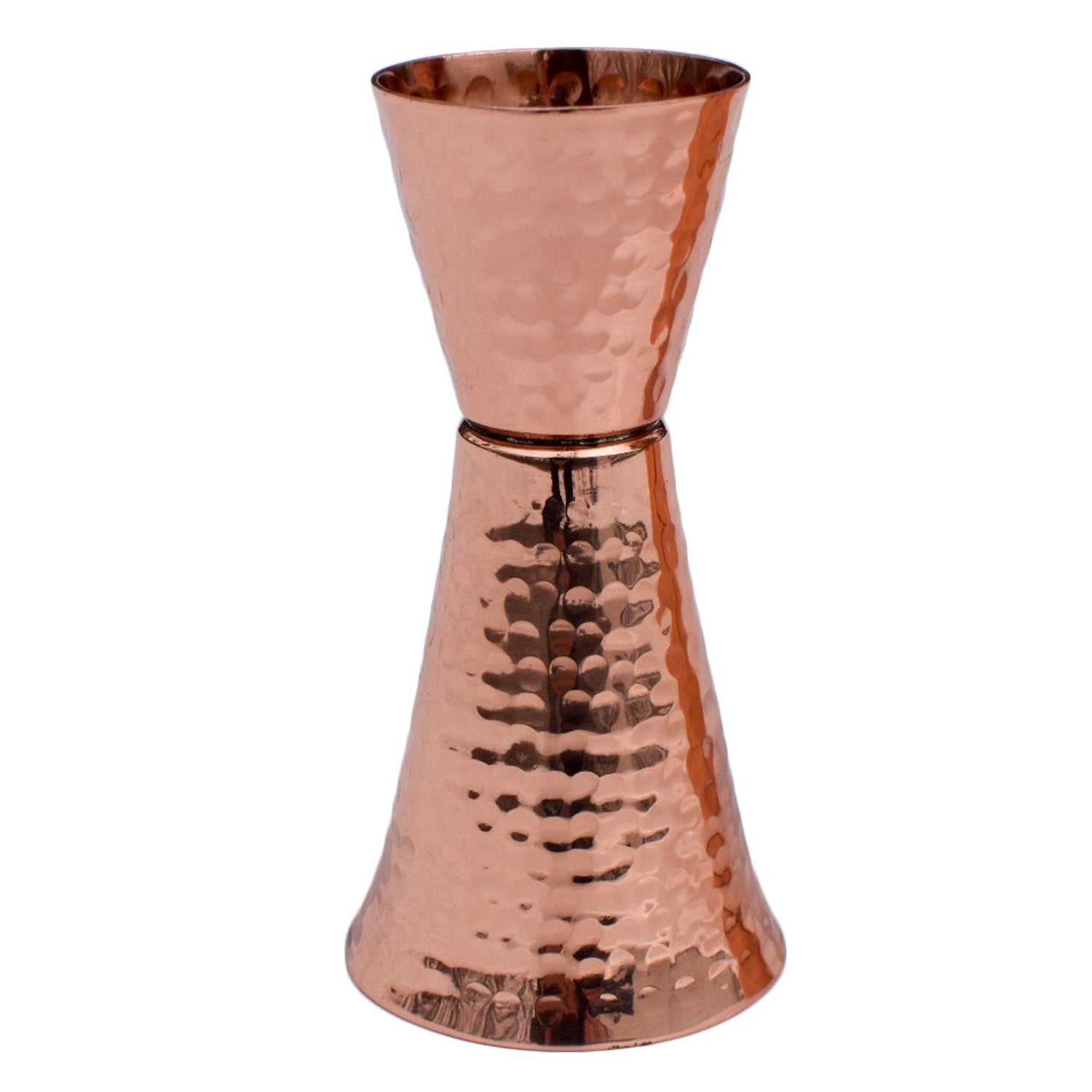 Prince of Scots Premium Hammered Pure Solid Copper Double Side Jigger ...